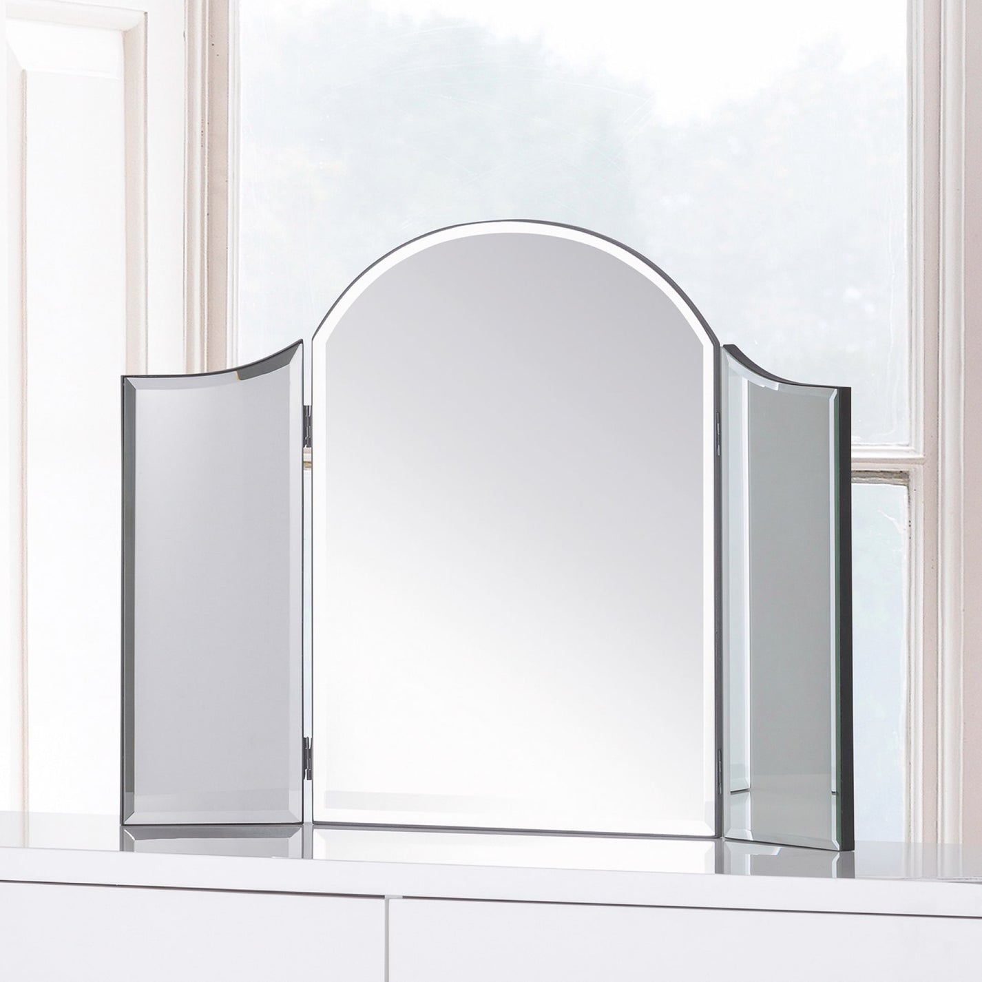 Canto Curved Dressing Table Mirror | Beauty Tables - BeautyTables