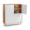 Moritz 4 Door Cabinet - Oak | Beauty Tables - BeautyTables